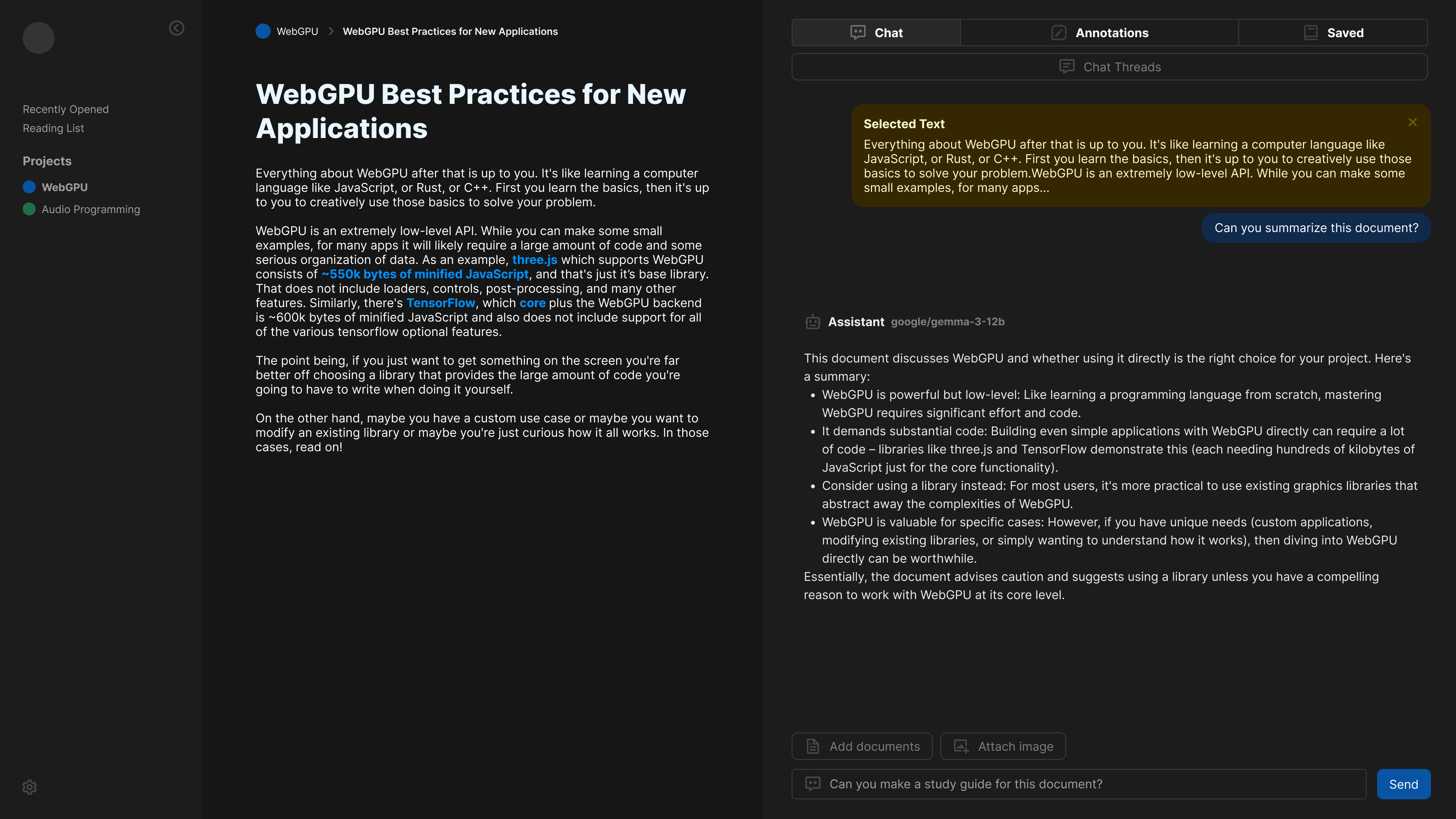 Offline Vector Database with Tauri